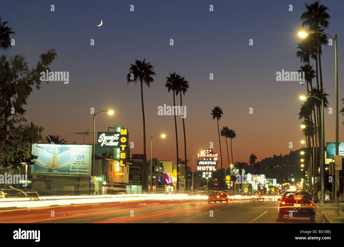 California Greater Los Angeles Hollywood Sunset Boulevard Usa America
