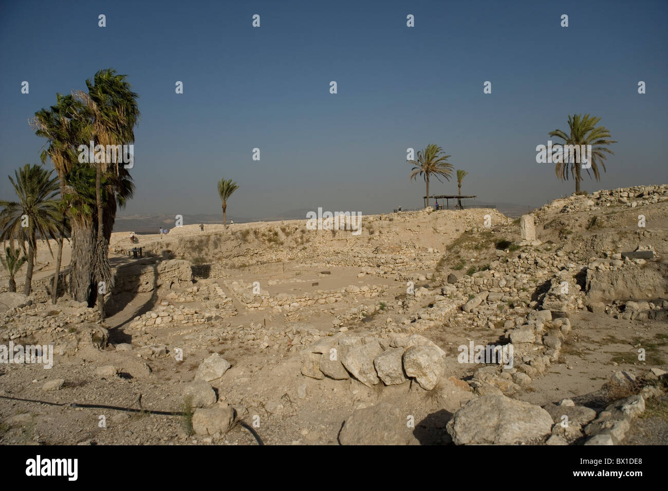 The ancient city of Megiddo or Armageddon a National Park in Israel ...