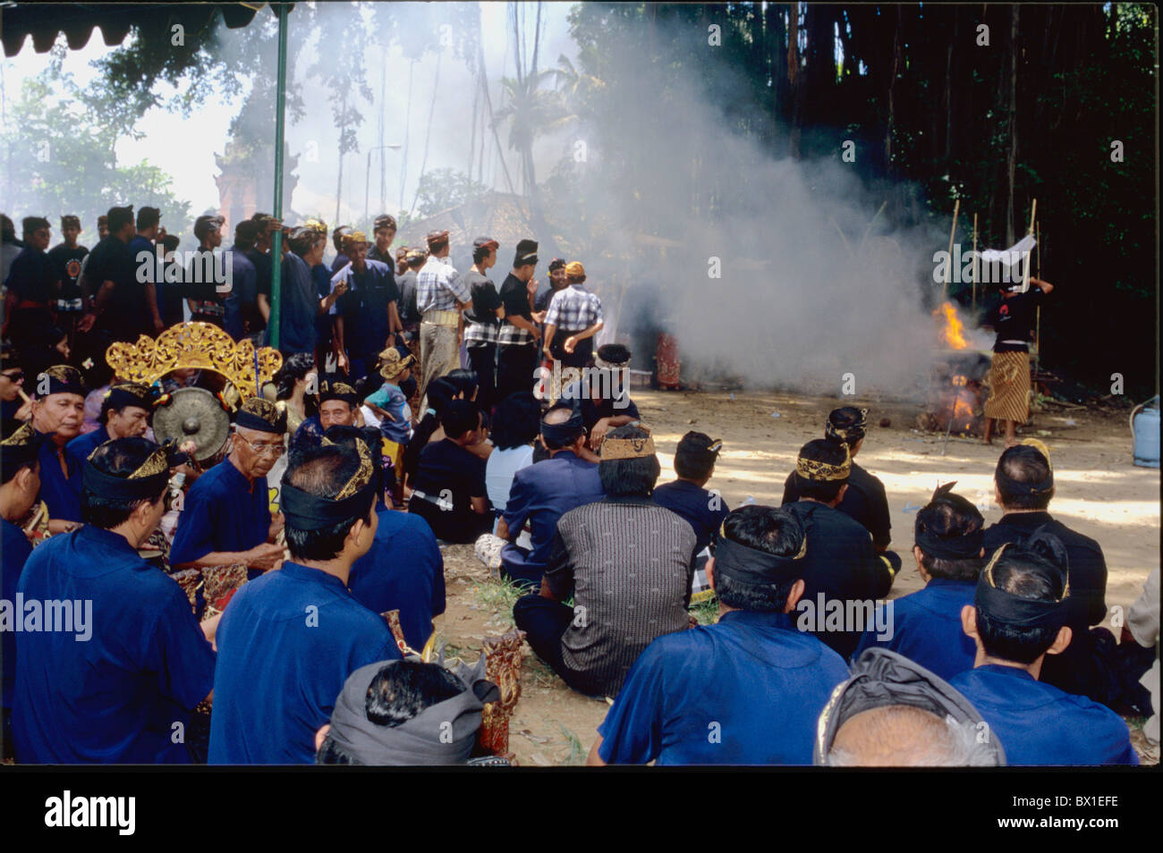 Asia Bali Asia cremation Denpasar fire funeral Hinduism Indonesia ...