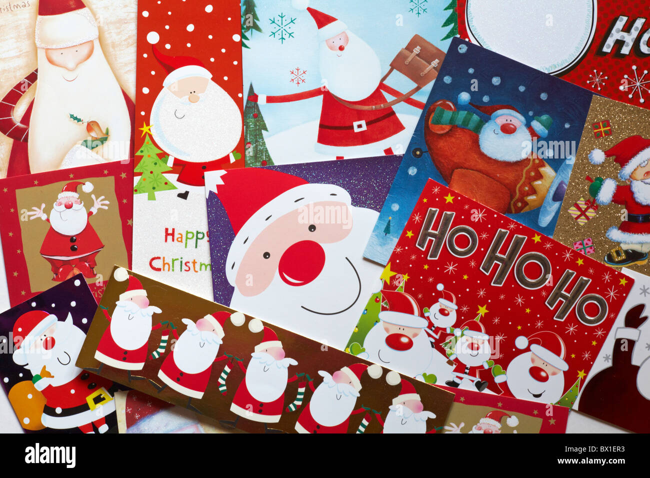 Selection christmas cards hi-res stock photography and images - Alamy