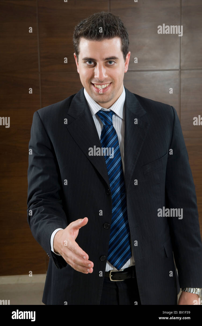 Middle east man greeting hi-res stock photography and images - Alamy