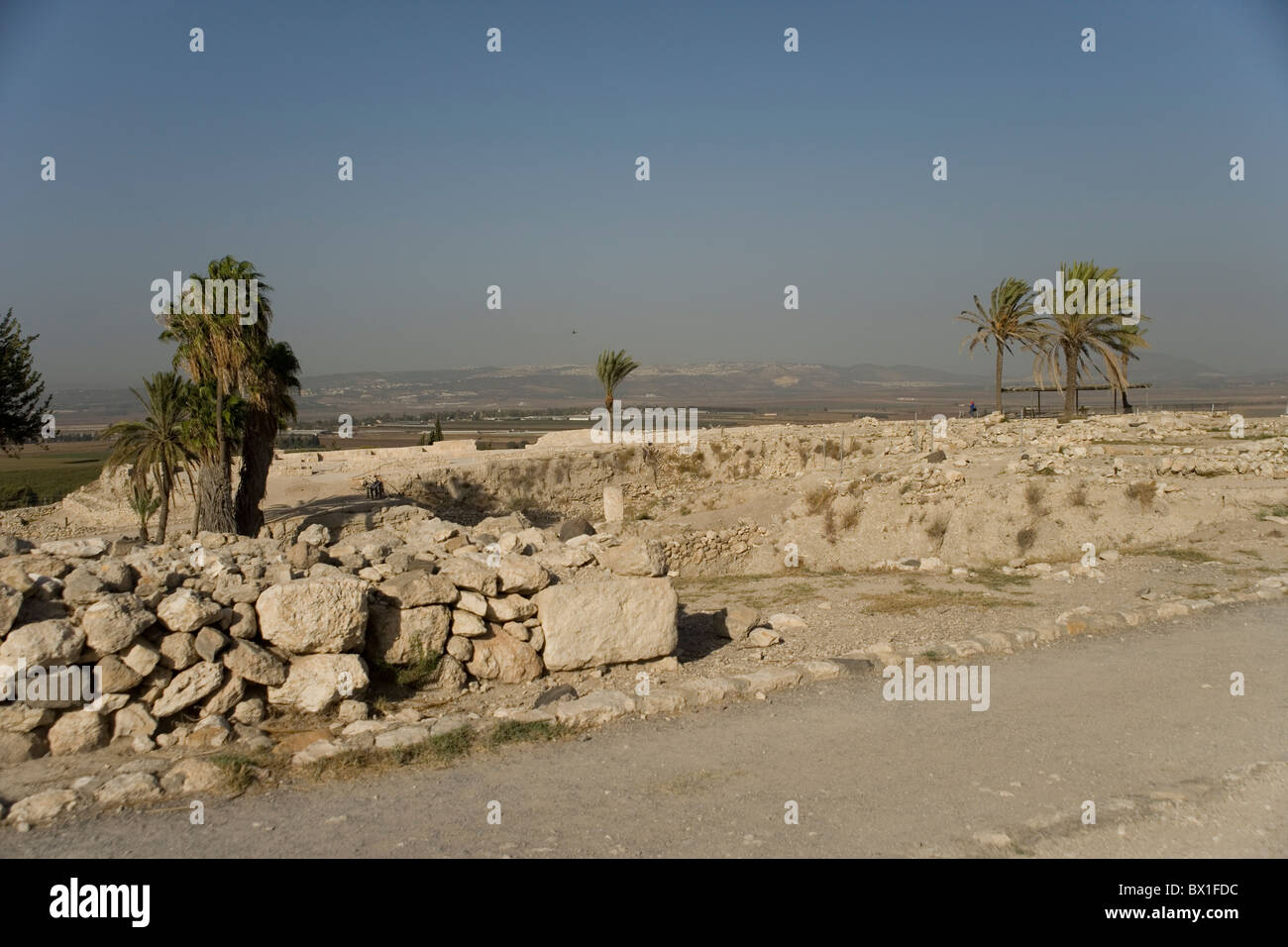The ancient city of Megiddo or Armageddon a National Park in Israel ...