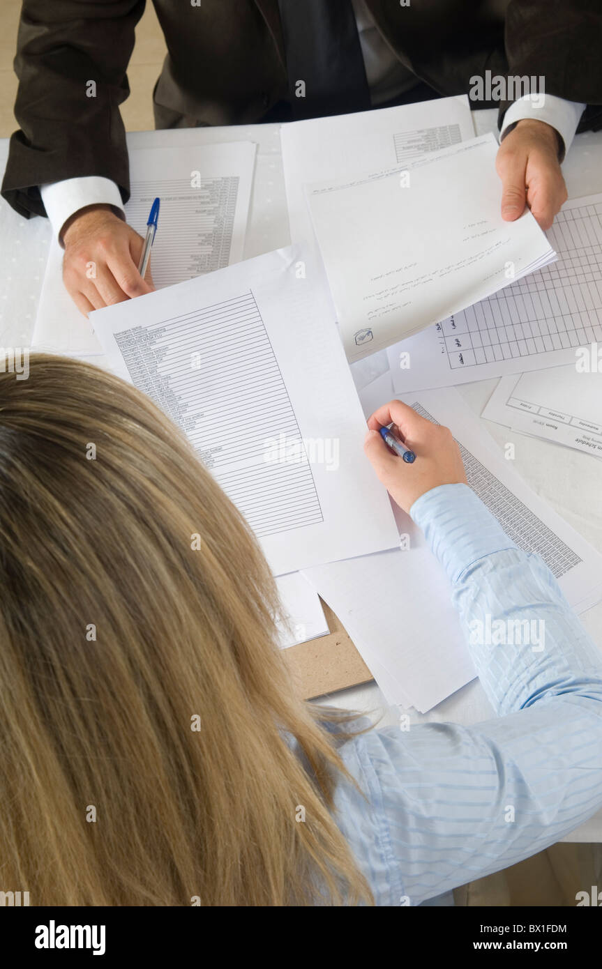 Employees working with files inside office Beirut Lebanon Middle East ...