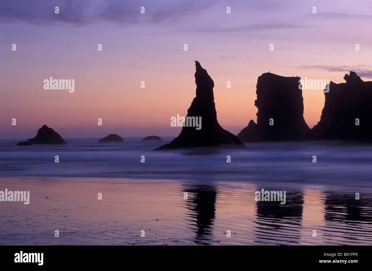 Bandon Beach Oregon Oregon Coast Sea Stacks landscape coast beach ...