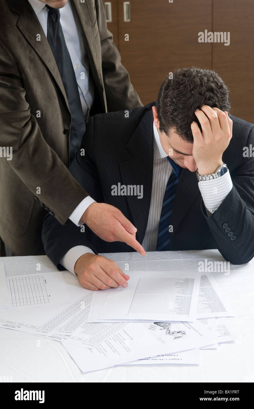 Frustrated business men at work inside office Beirut Lebanon Middle ...