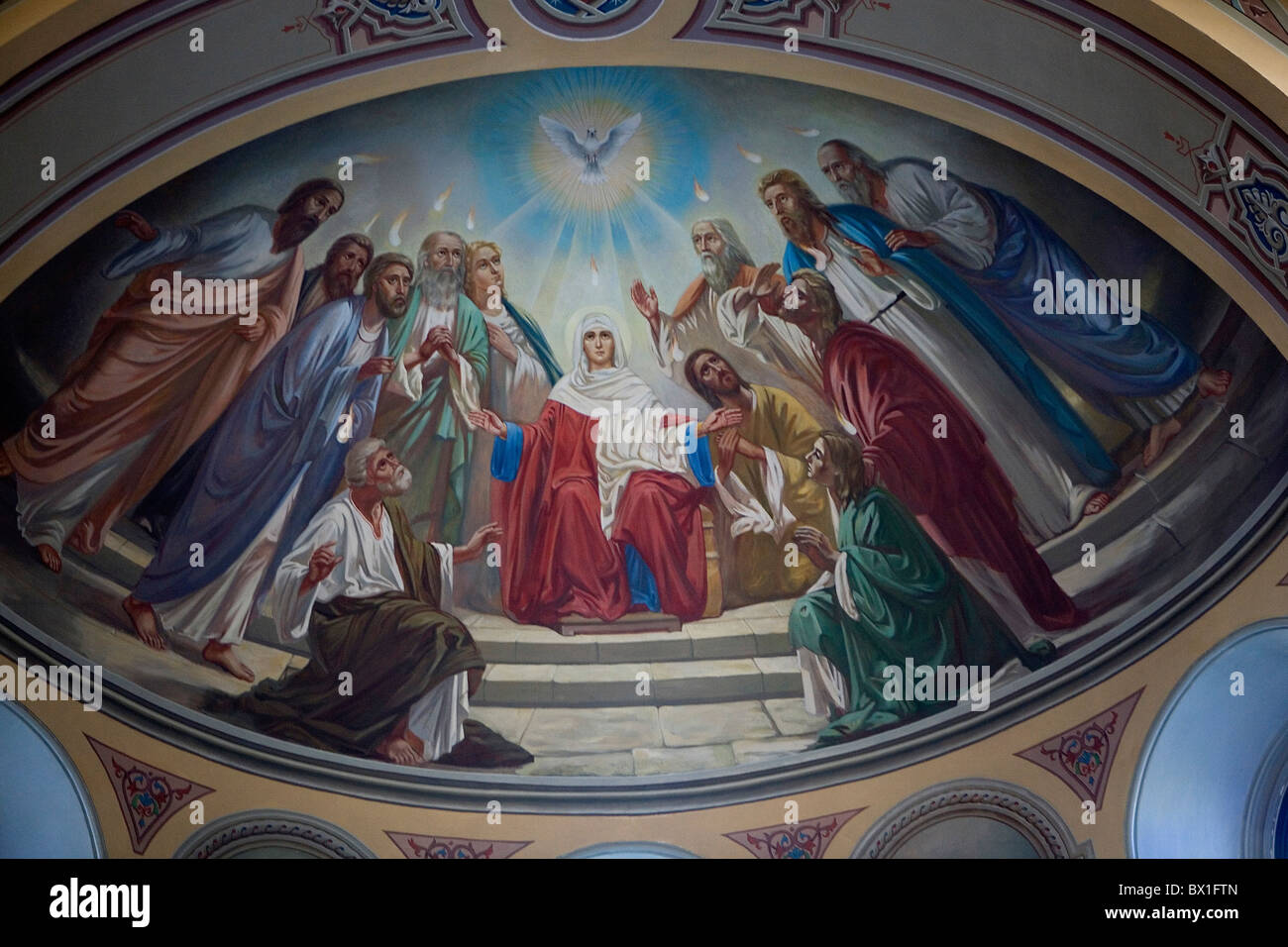 Israel, Jerusalem, Interior of The holy Trinity Cathedral (AKA The ...