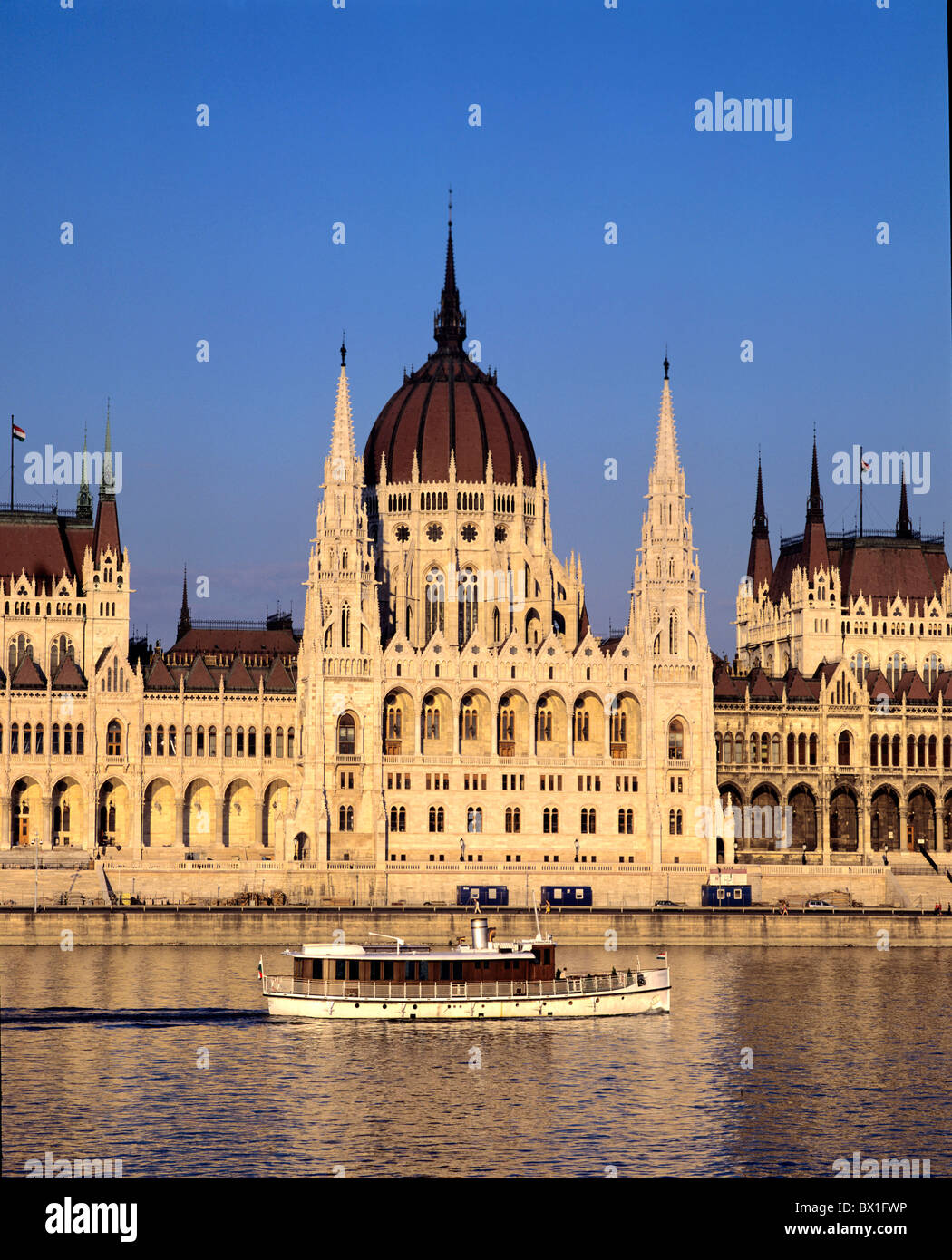 Boat Budapest architecture government building Hungary Europe mood ...