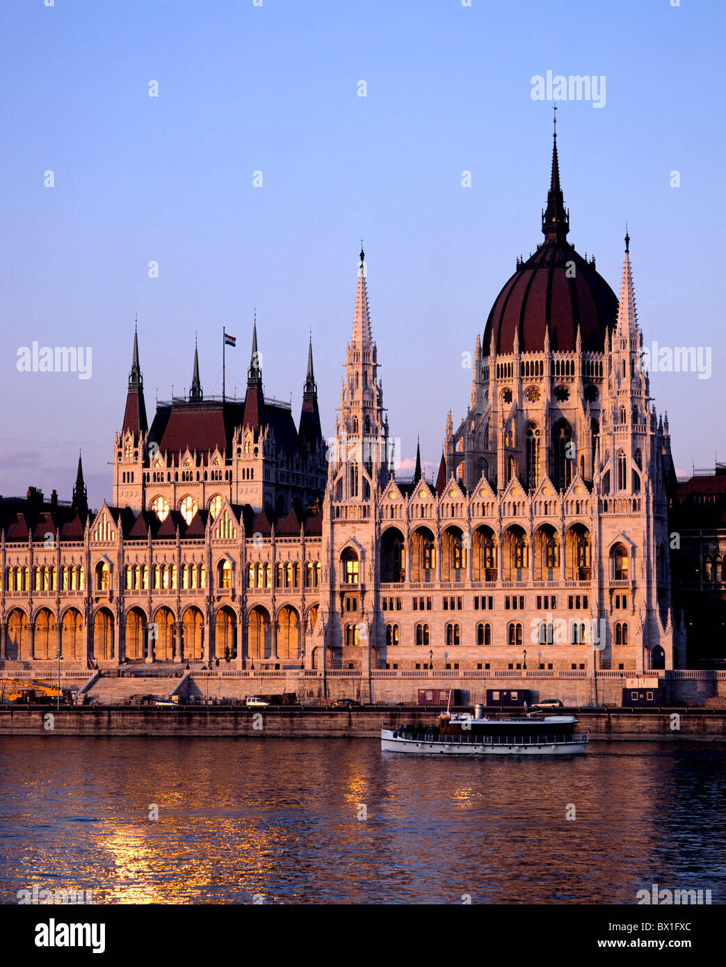 Boat Budapest architecture government building Hungary Europe mood ...