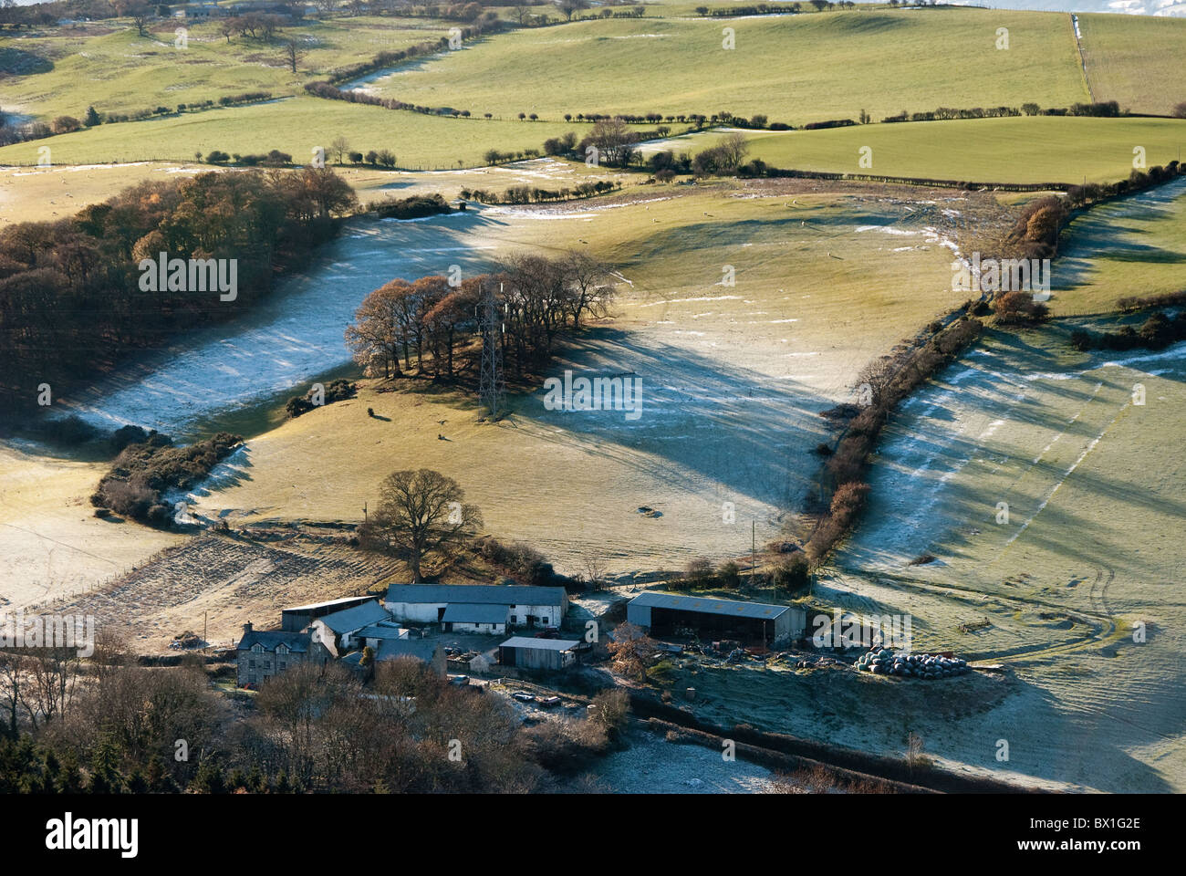 Fields farm snow winter hi-res stock photography and images - Alamy