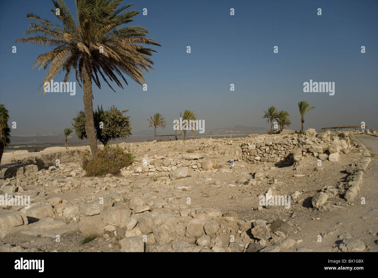 The ancient city of Megiddo or Armageddon a National Park in Israel ...