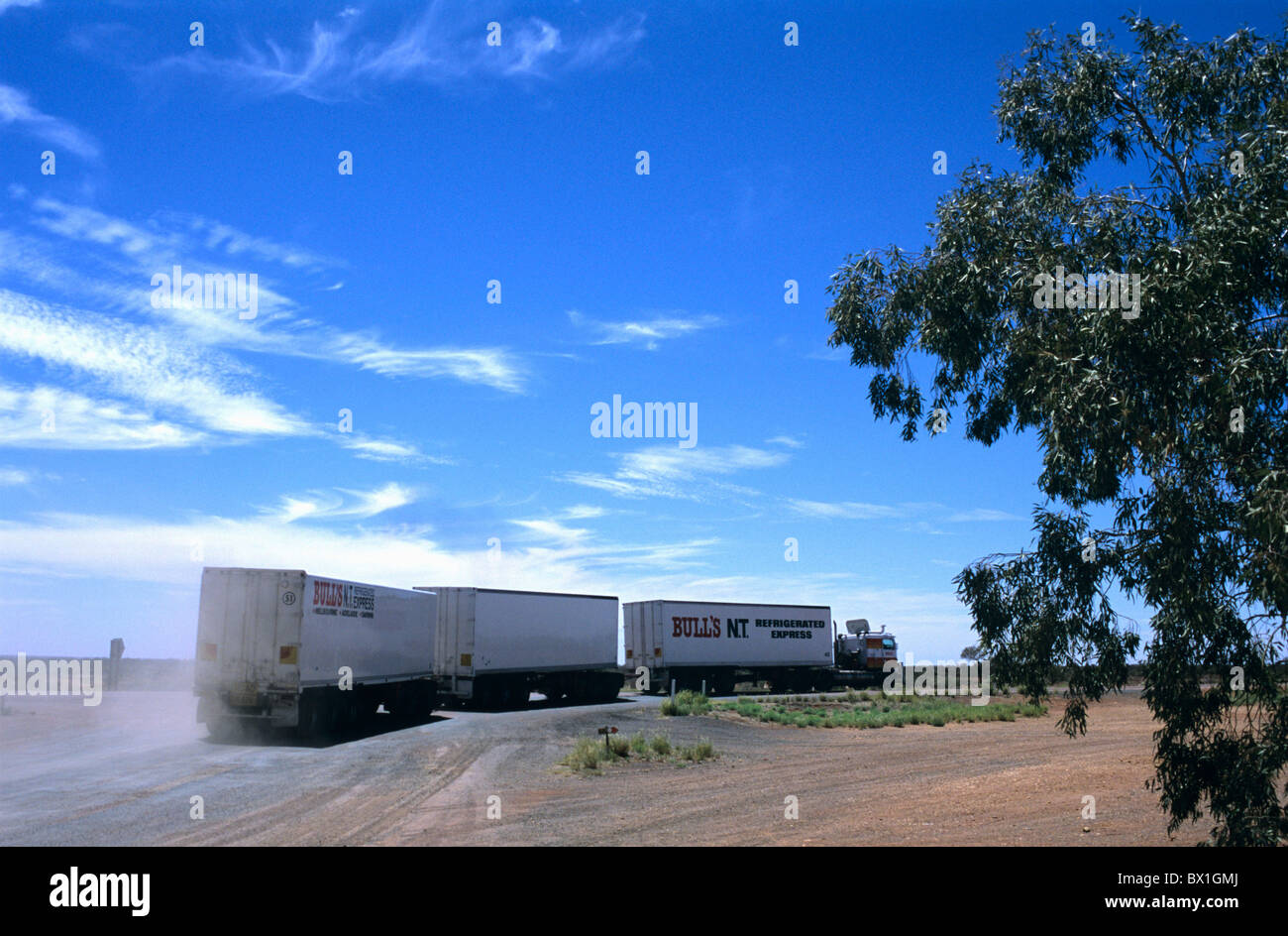 Three trailers hi-res stock photography and images - Alamy