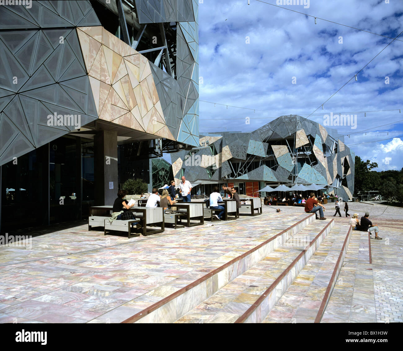 architecture Australia building city Federation Square Melbourne modern ...