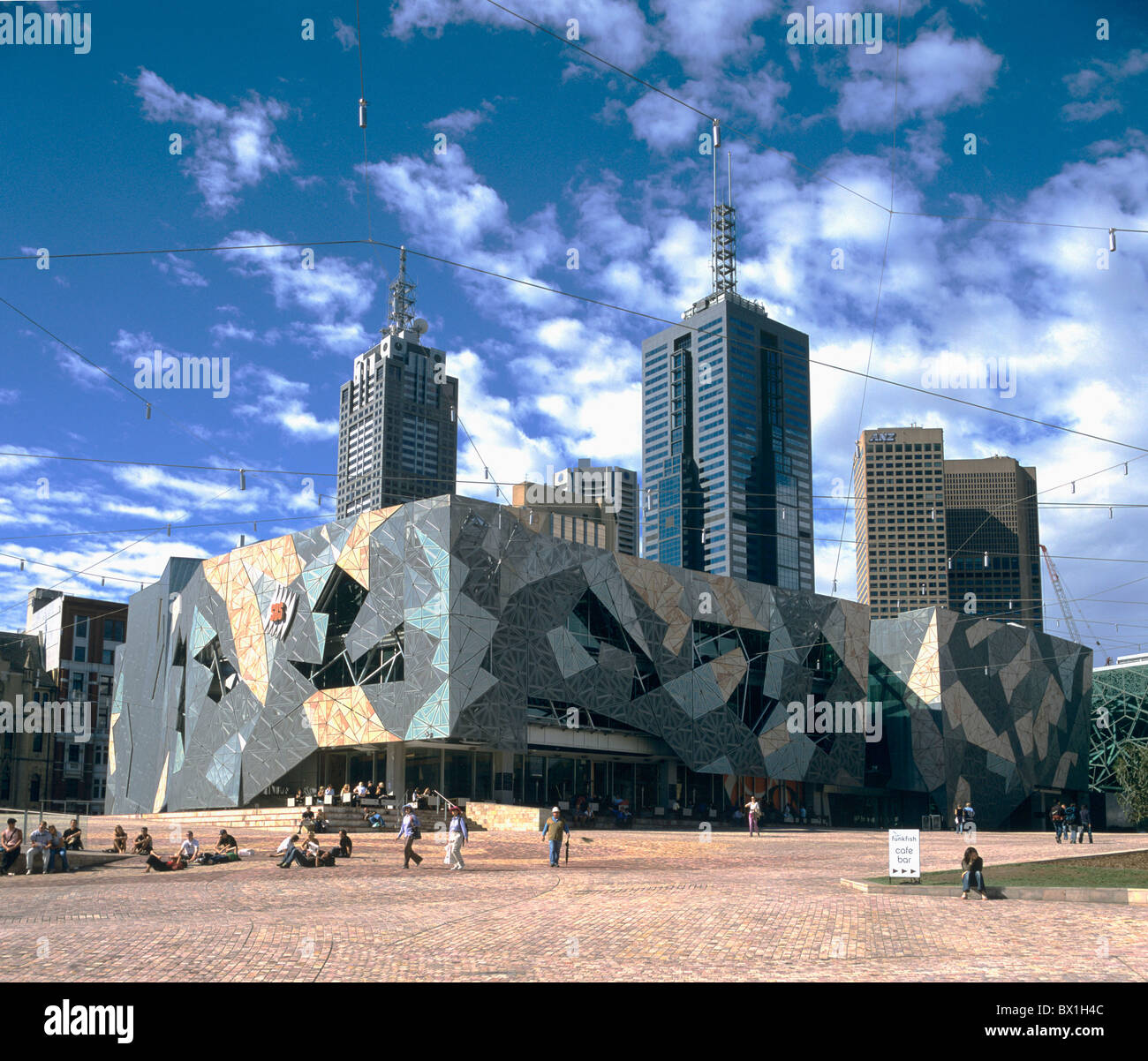architecture Australia building city Federation Square Melbourne modern ...