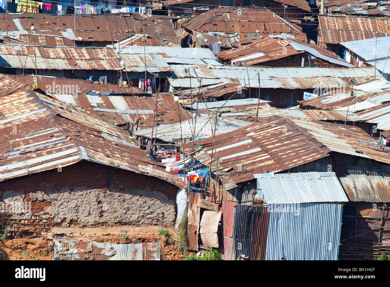Mathare slums, Nairobi, Kenya Stock Photo - Alamy