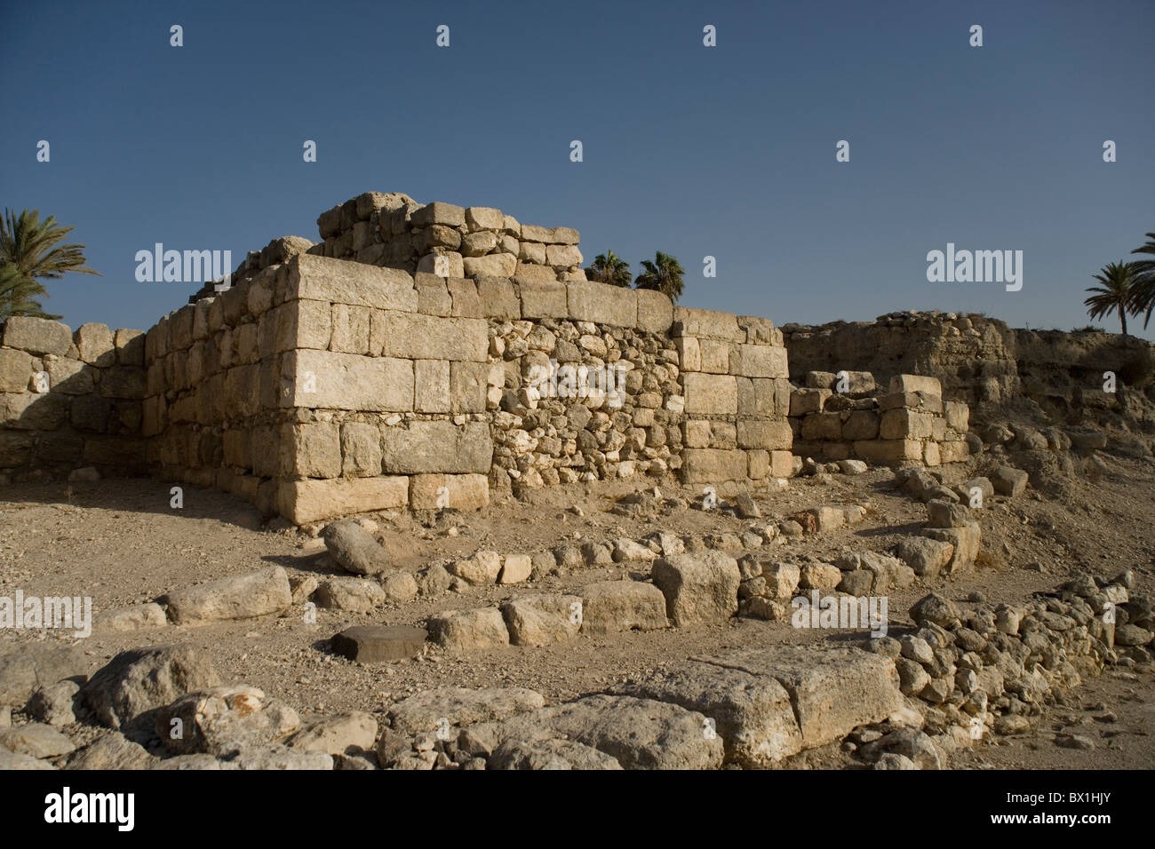 The city gate of the ancient city of Megiddo or Armageddon a National ...