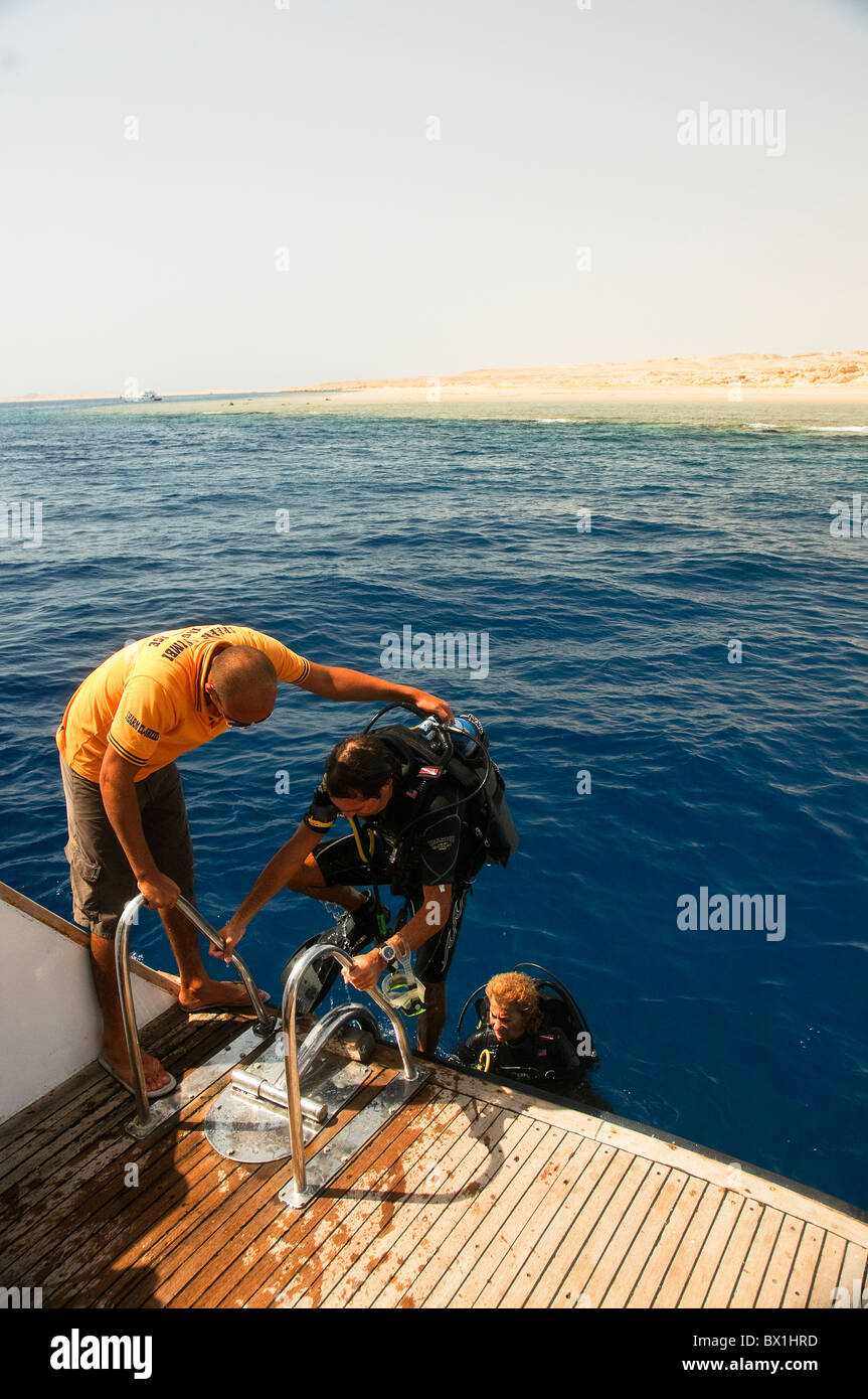 Egypt, Sinai, Red Sea Diving Safari The diving boat Stock Photo - Alamy