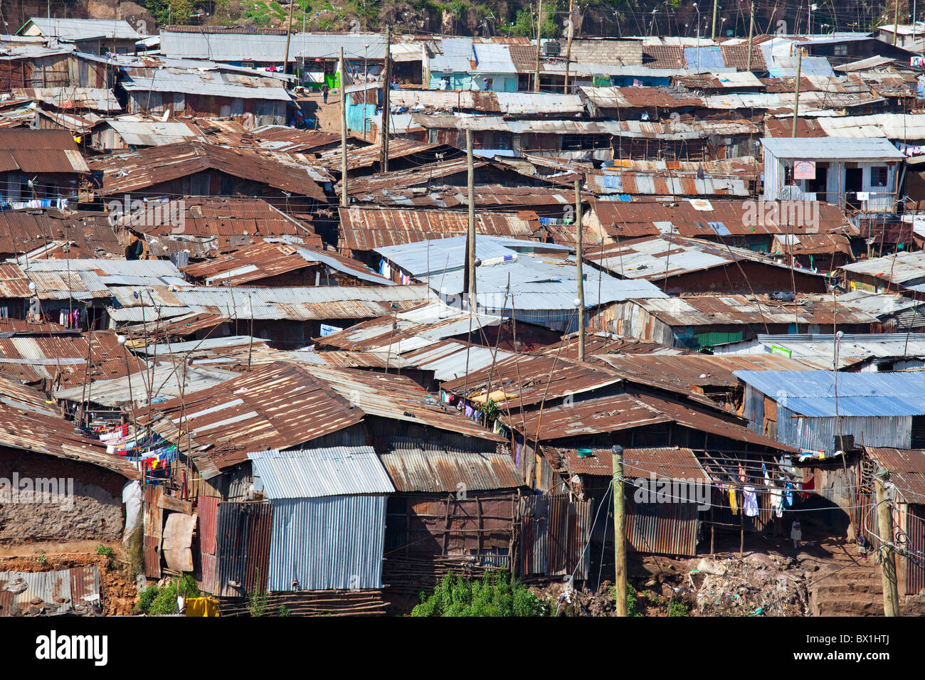 Mathare slums, Nairobi, Kenya Stock Photo - Alamy