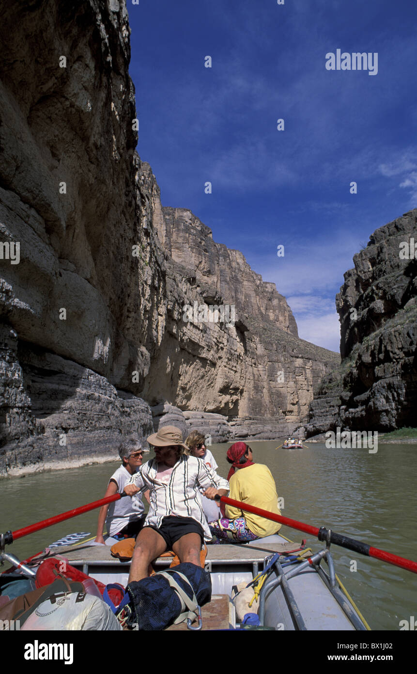 Big Bend national park Rafting group canyon Boat no model release river ...