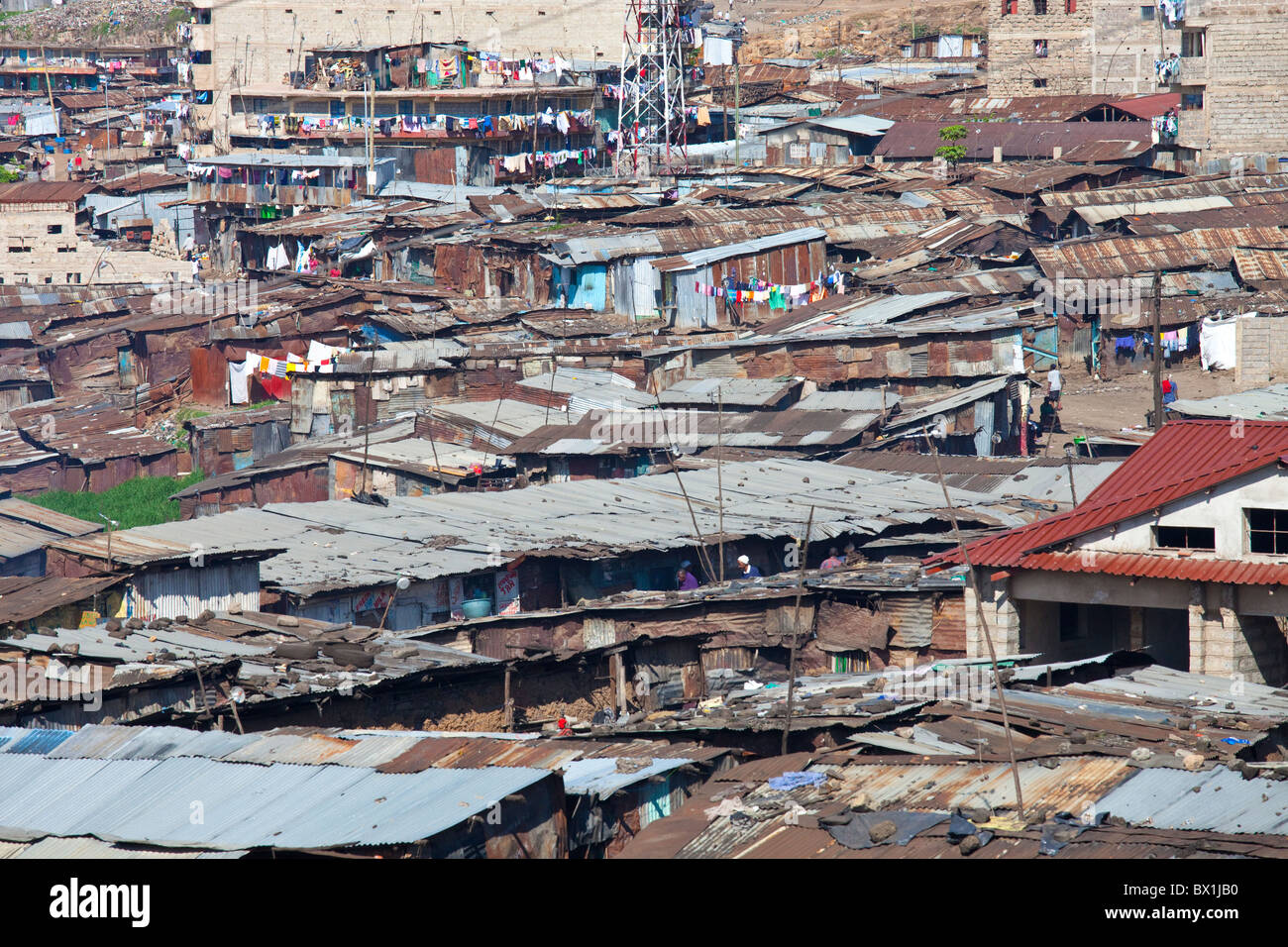 Mathare slums, Nairobi, Kenya Stock Photo - Alamy