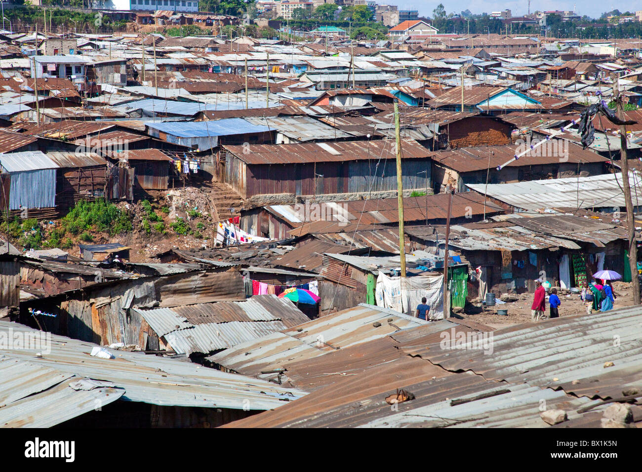 Mathare slums, Nairobi, Kenya Stock Photo - Alamy