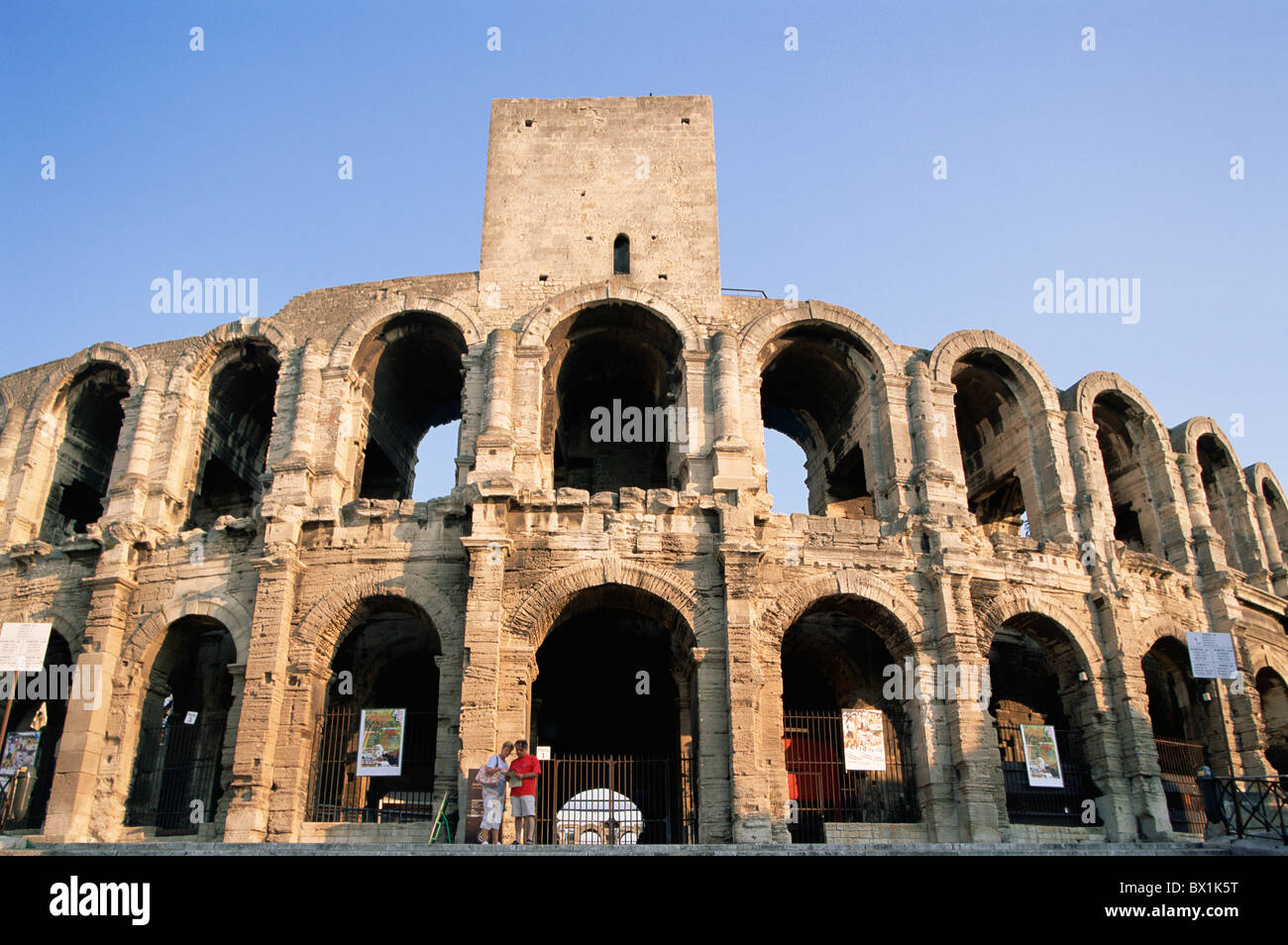Amphitheatre Arles Couple France Europe Historical Holiday Provence ...