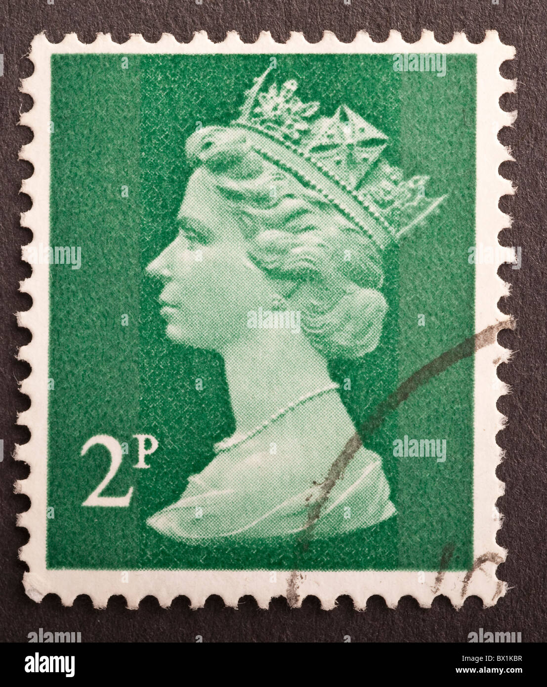 British postage stamp two pence hi-res stock photography and images - Alamy