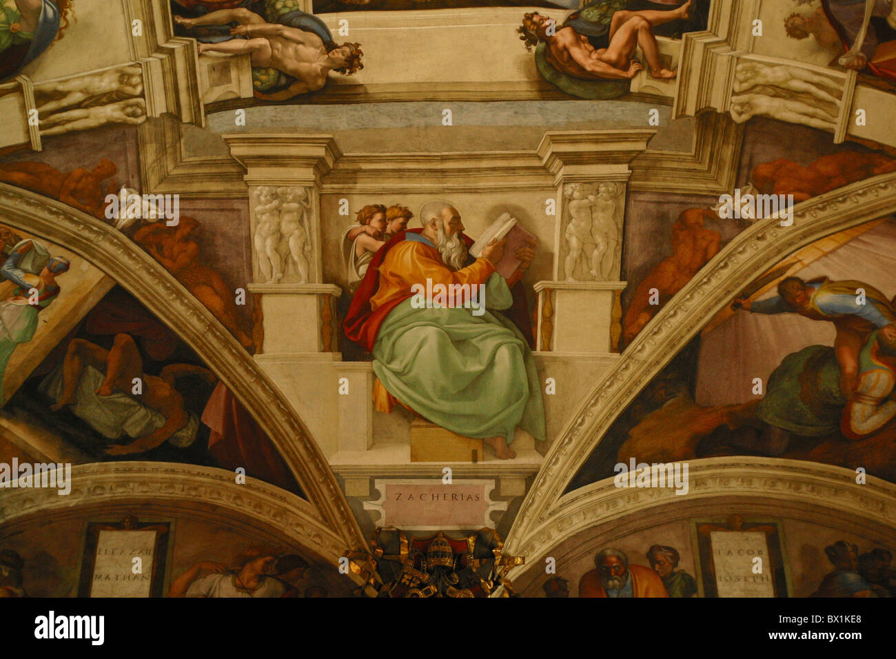 Michelangelo painting hi-res stock photography and images - Alamy