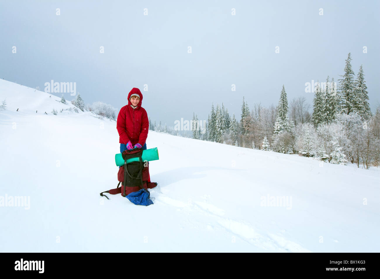 Dull day fog frost hi-res stock photography and images - Alamy