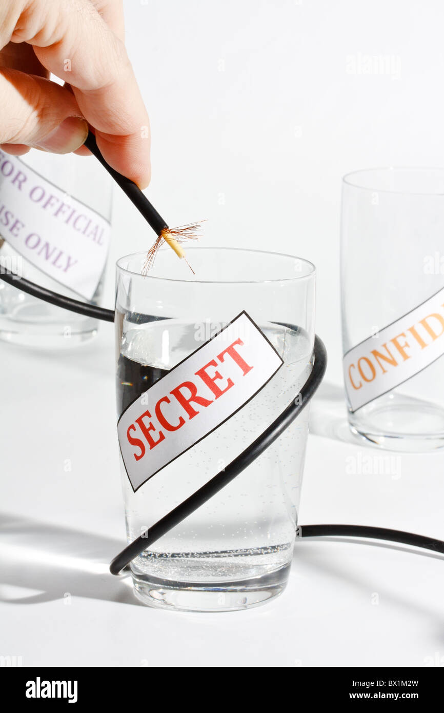 Leaking information hi-res stock photography and images - Alamy