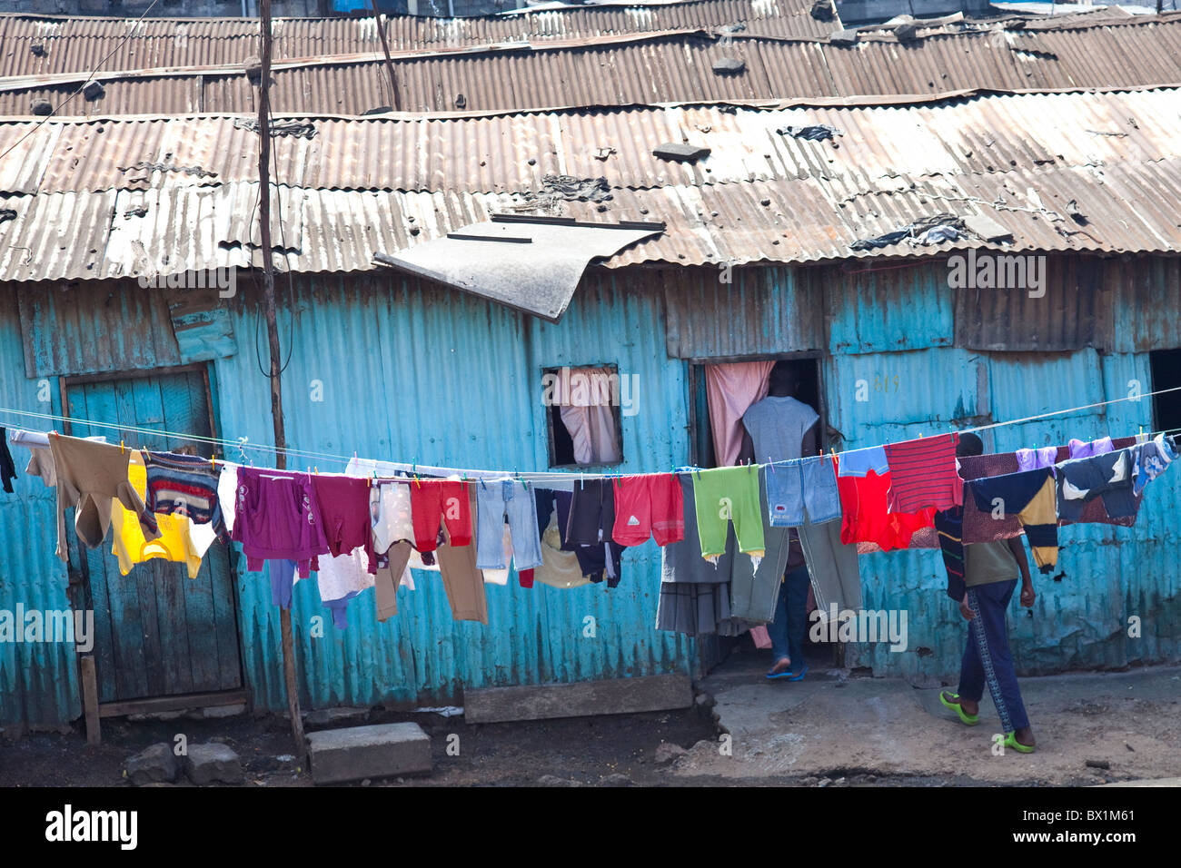 Mathare slums, Nairobi, Kenya Stock Photo - Alamy