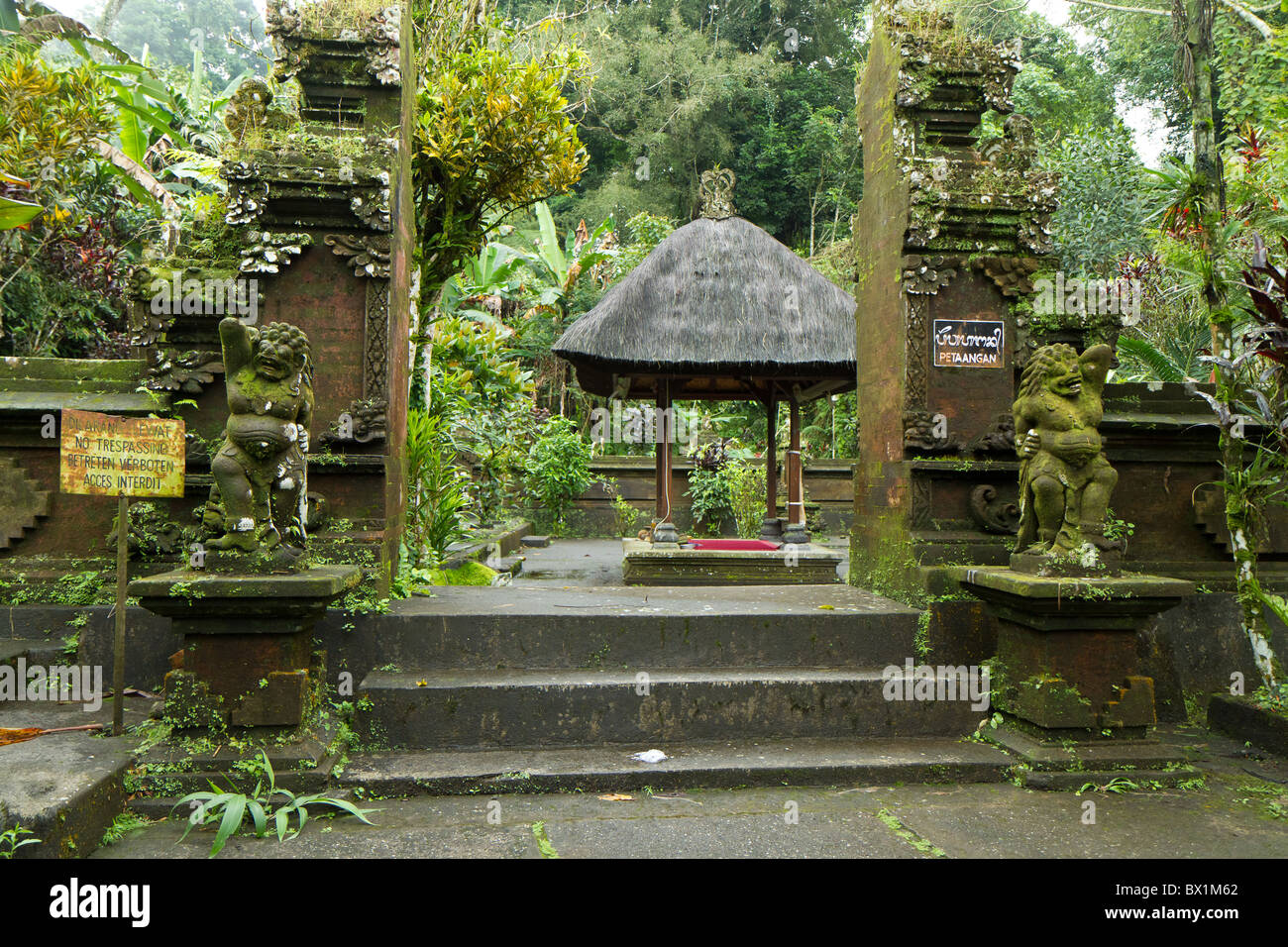 hindu temple of Pura Luhur Batukaru on the slopes of volcano Gunung ...