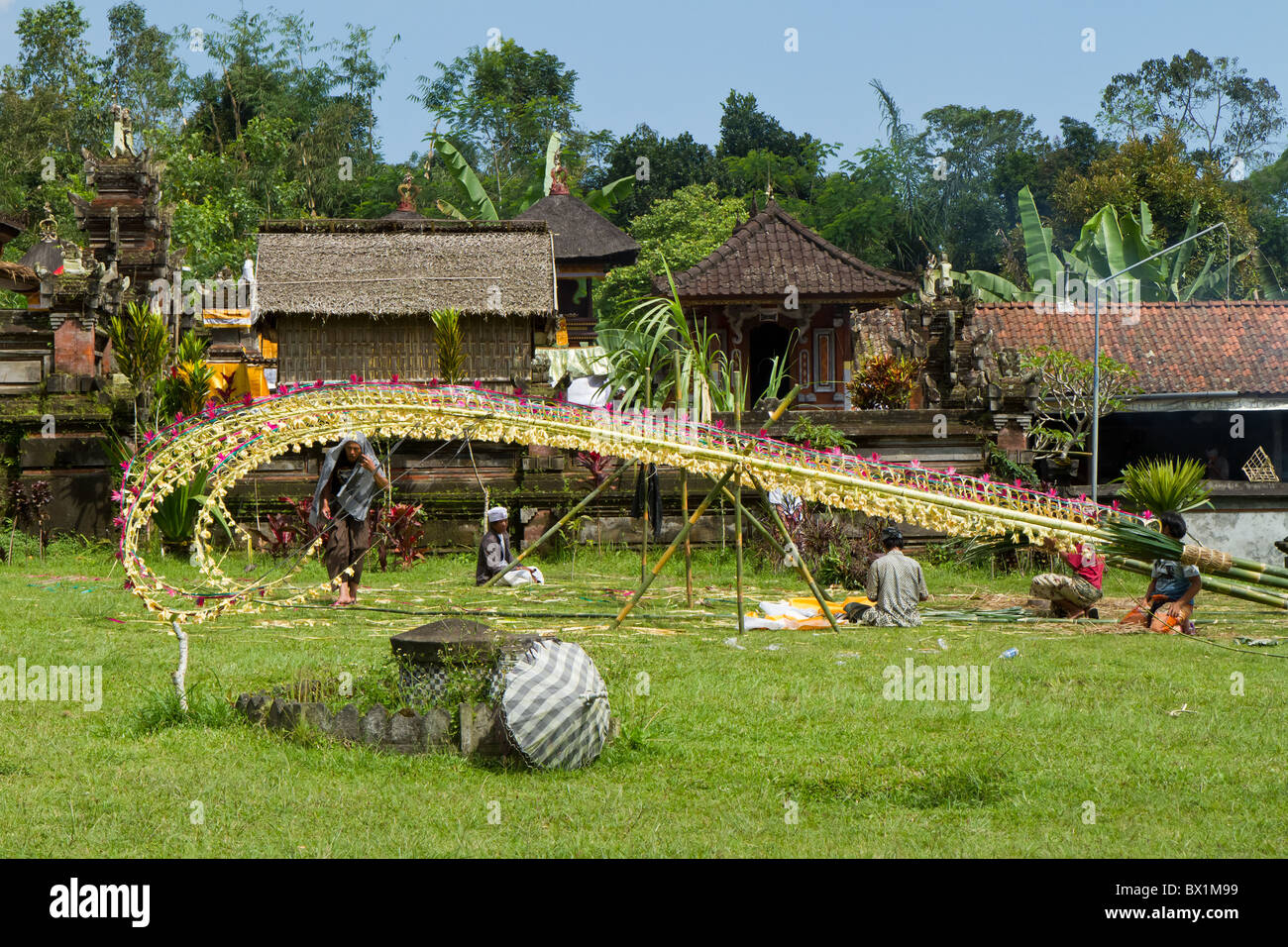 Pura Besakih hindu temple complex, Bali, Indonesia Stock Photo - Alamy