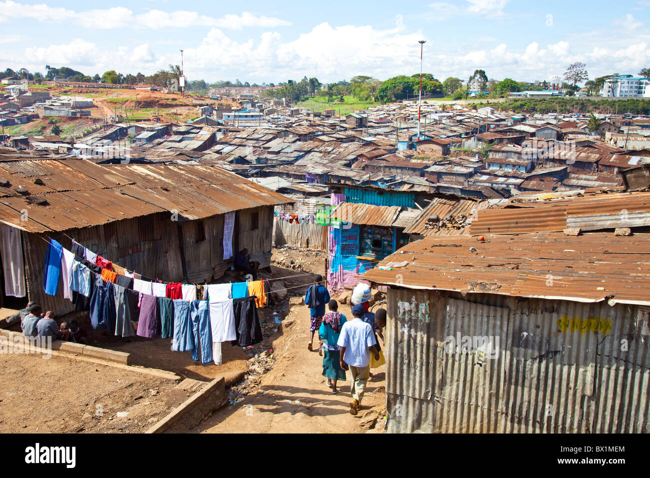 Mathare slums, Nairobi, Kenya Stock Photo - Alamy