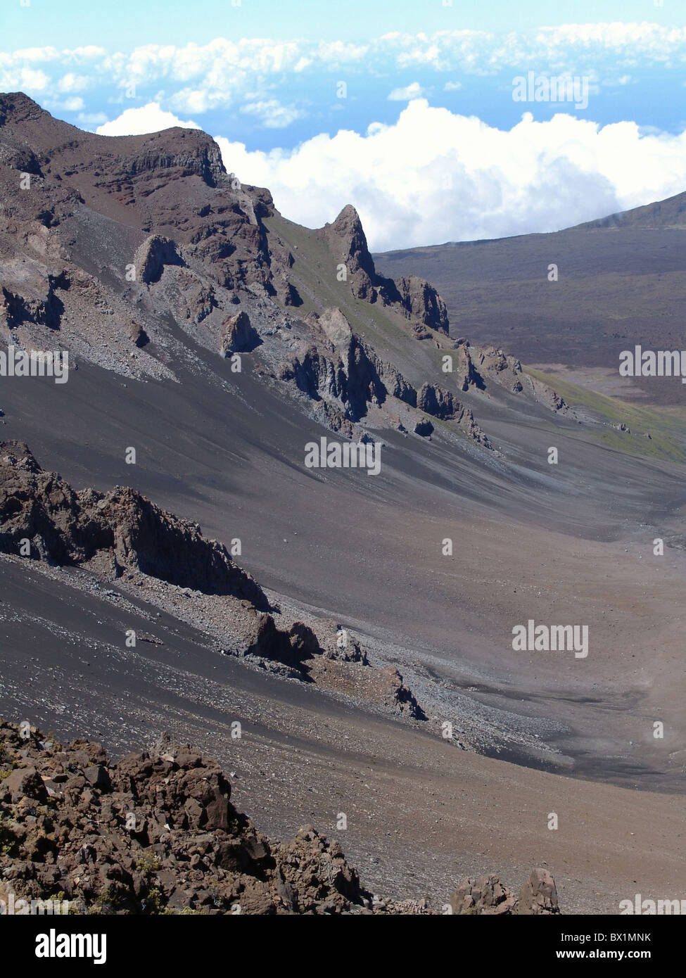 clouds desert scenery landscape volcanism volcano Stock Photo - Alamy