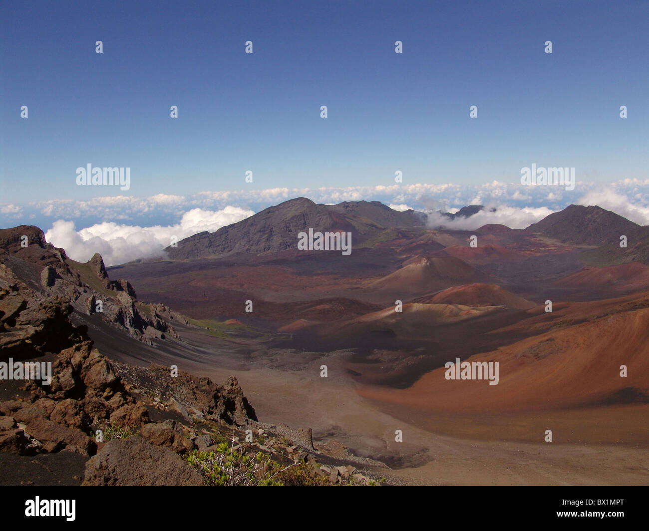 clouds desert scenery landscape volcanism volcano Stock Photo - Alamy