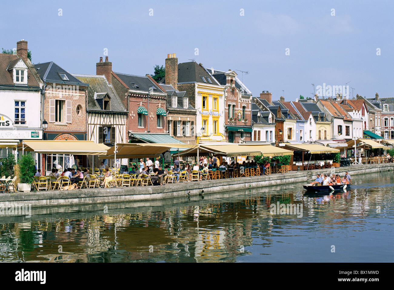 Amiens Cafes Dining France Europe Holiday St. Leu Quarter Outdoor Café ...