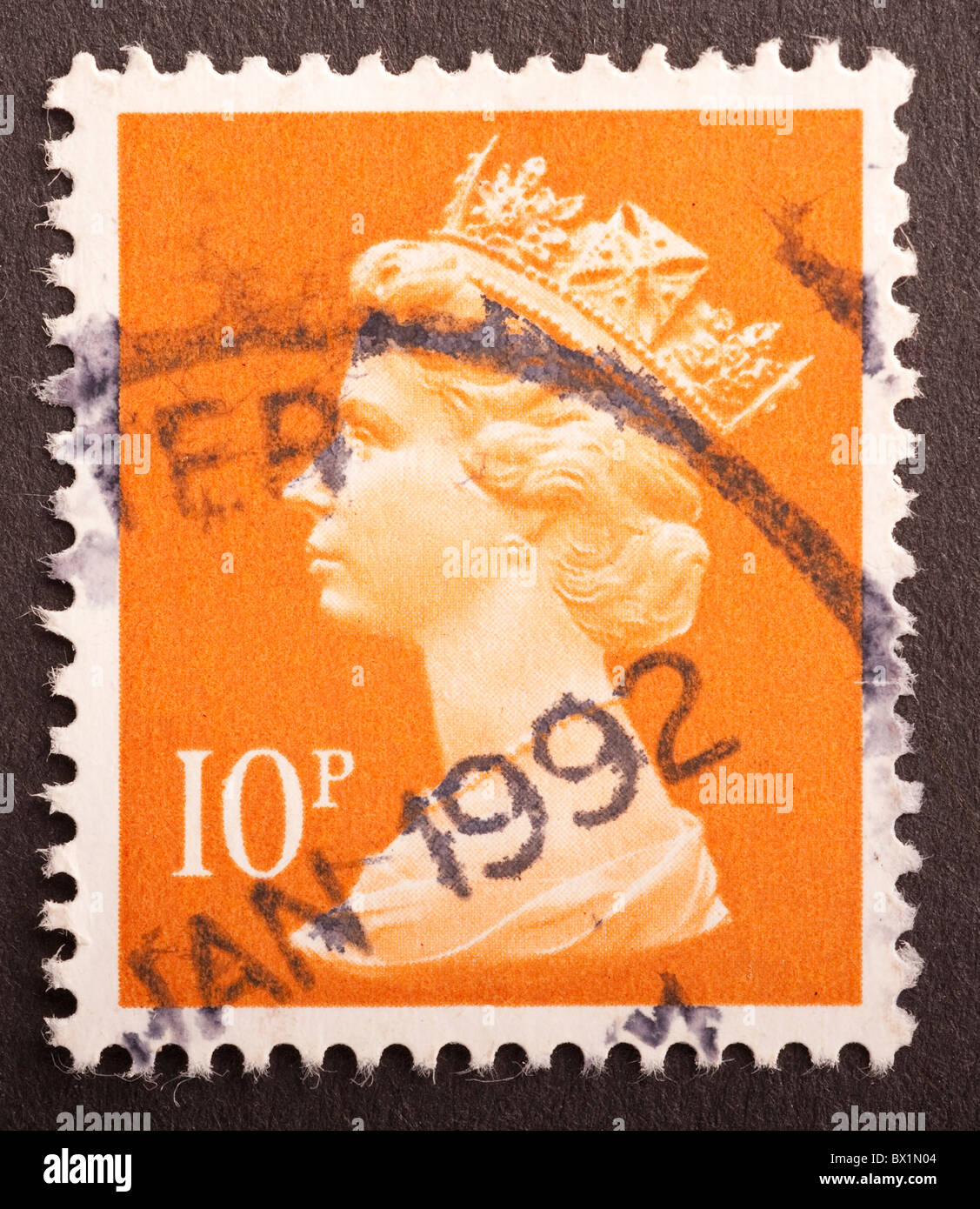 United Kingdom Postage Stamp 10p, Machin Stock Photo - Alamy