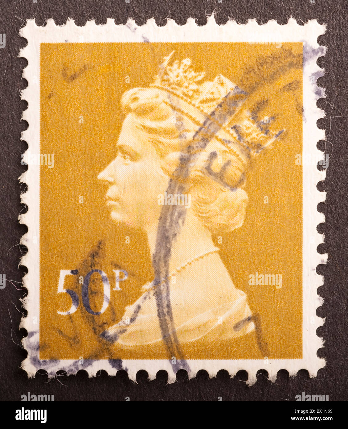 Fifty pence stamp hi-res stock photography and images - Alamy