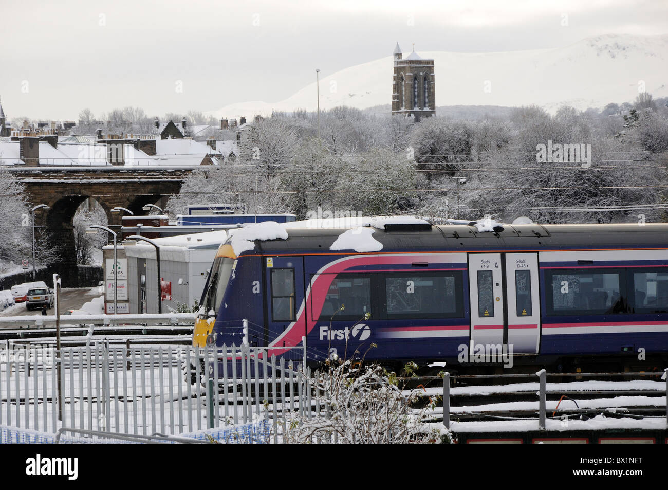 Snow Severe Winter Train High Resolution Stock Photography and Images ...