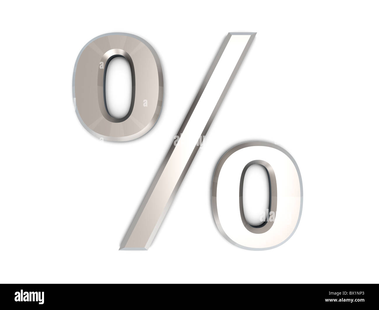 Percentage symbol Cut Out Stock Images & Pictures - Alamy
