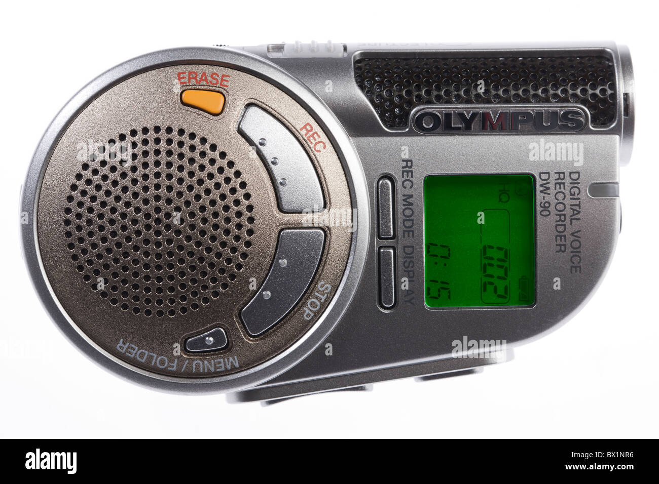 Dictaphone on white background Stock Photo - Alamy