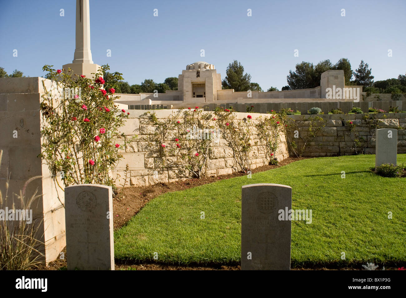 The Commonwealth War Graves Cemetery in Jerusalem, Israel Stock Photo ...