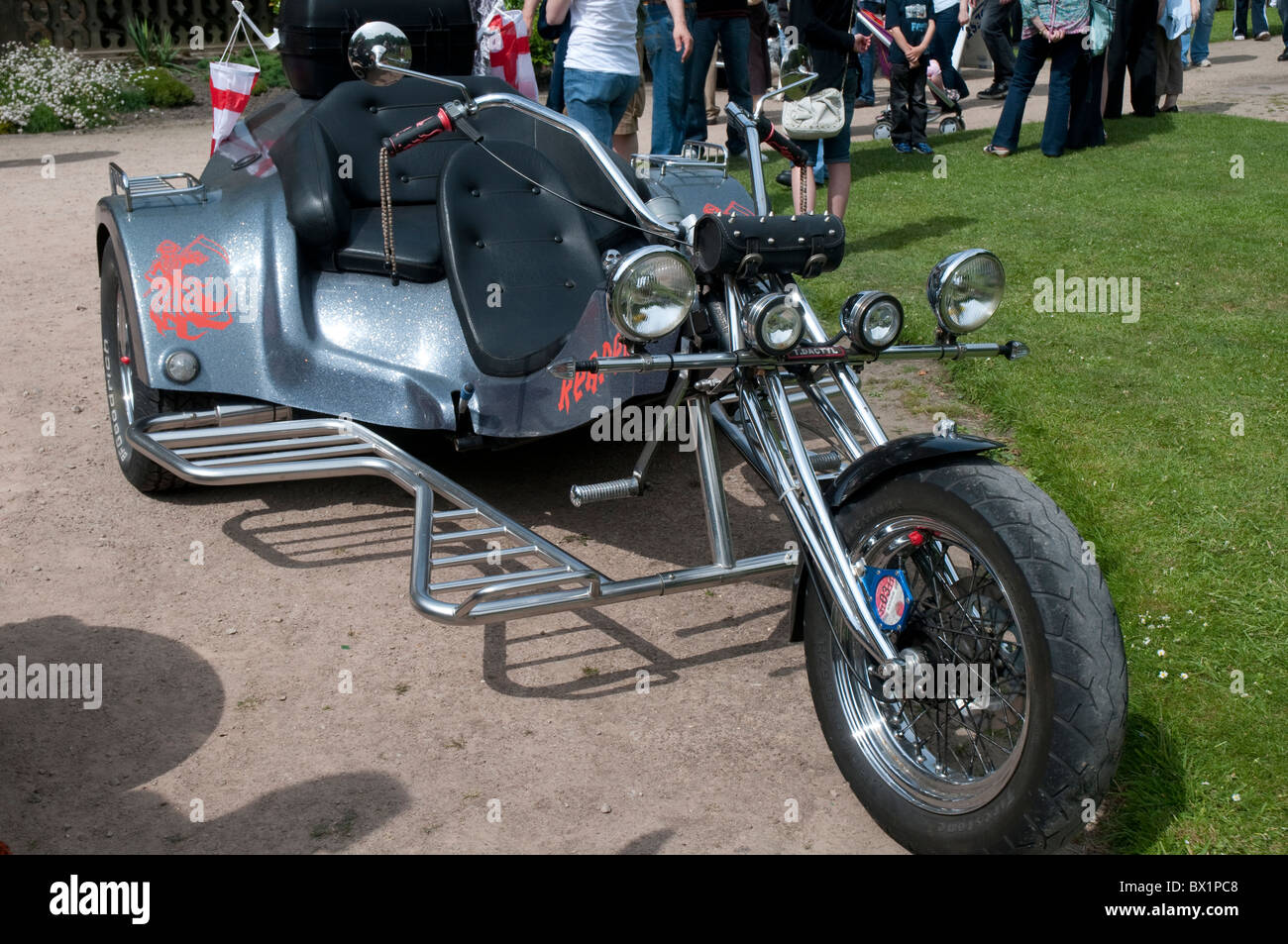 Handbuilt Trike Motorbike in Motorcycle Rally Stock Photo - Alamy
