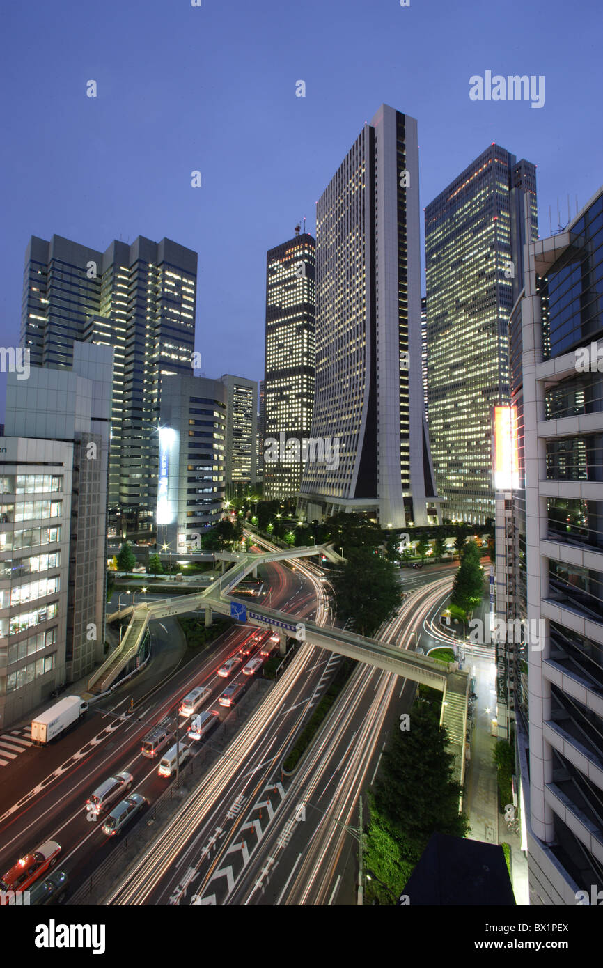 Japan Asia Tokyo Tokyo Shinjuku district Omekaido avenue blocks of ...