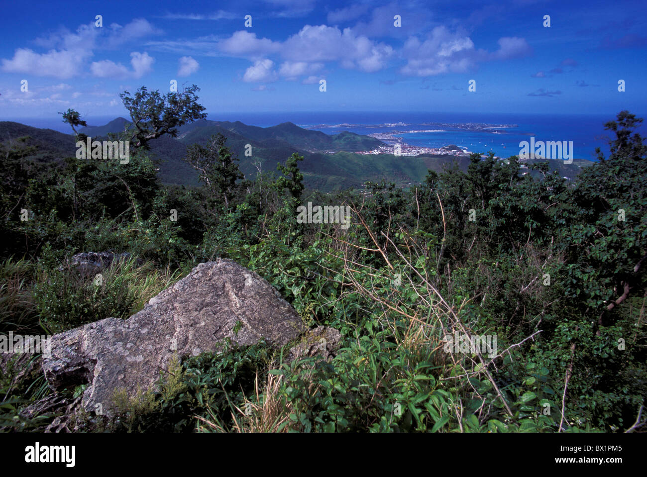 coast mountains Pic Paradis Saint Maarten scenery landscape sea St ...