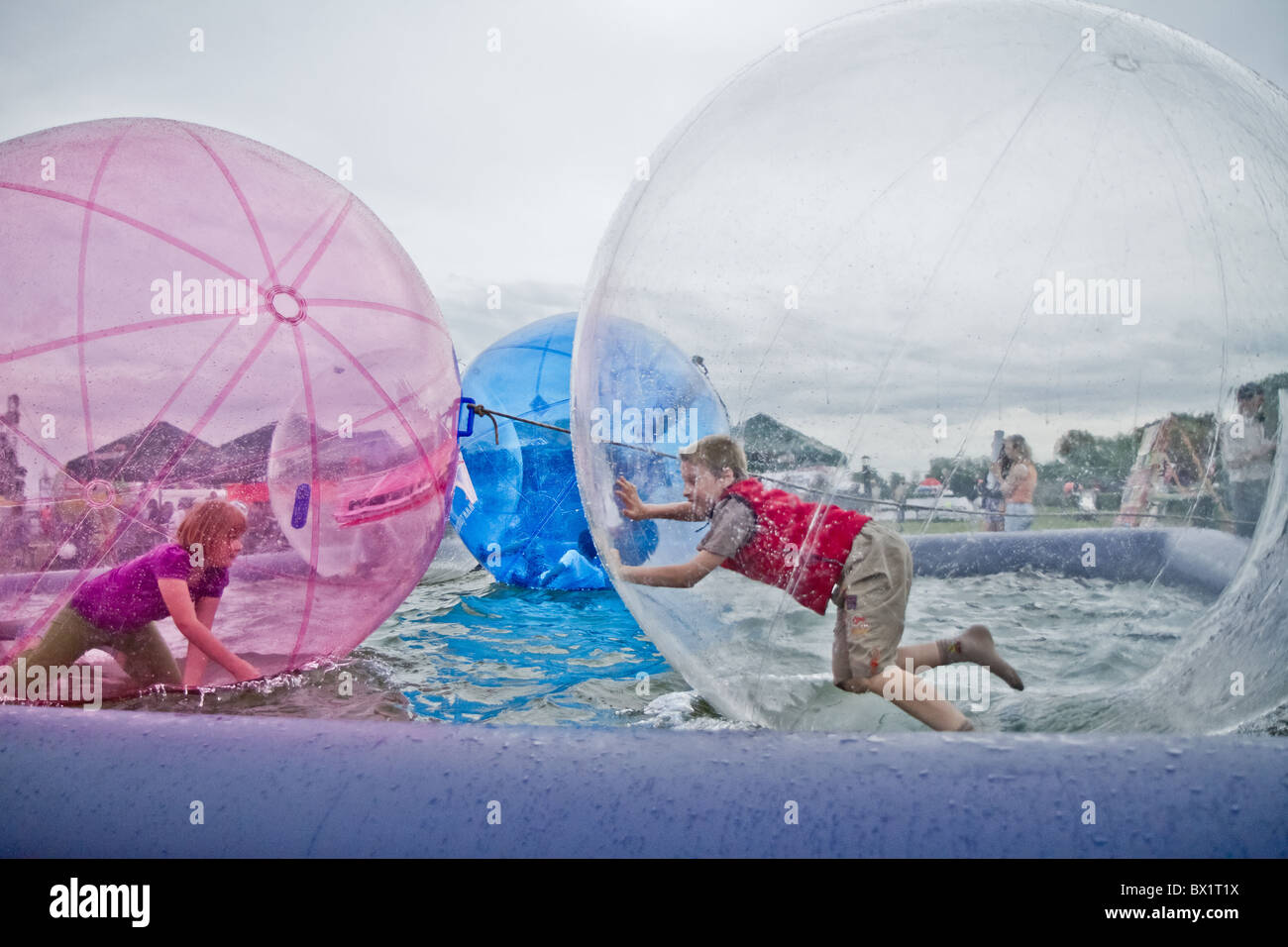 Zorbing sport hi-res stock photography and images - Alamy