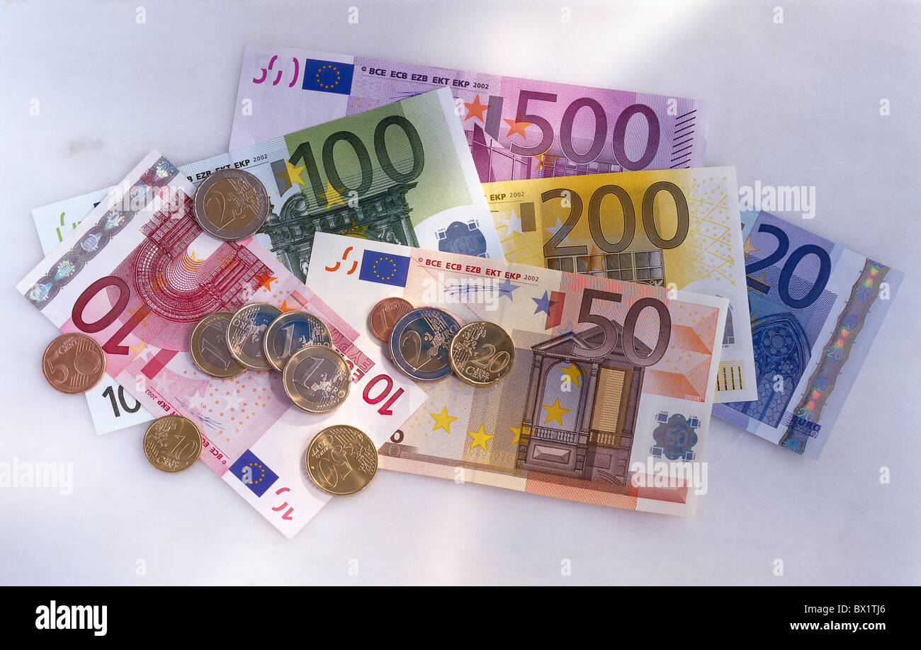 Currencies Currency Cutout Denomination Denominations Ecb Economics Emu ...