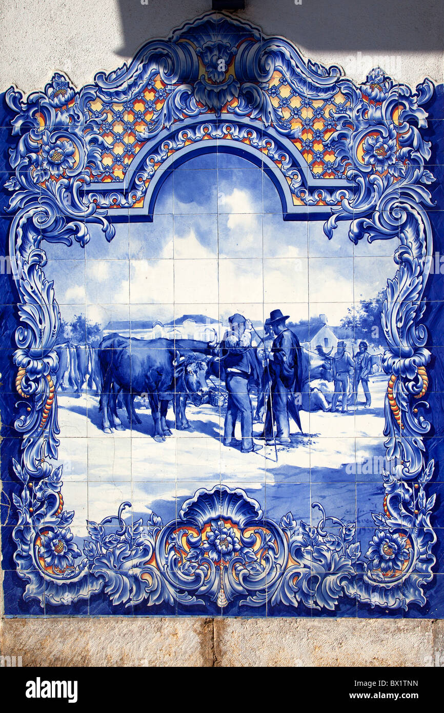 Portuguese blue tiles azulejos in hi-res stock photography and images ...