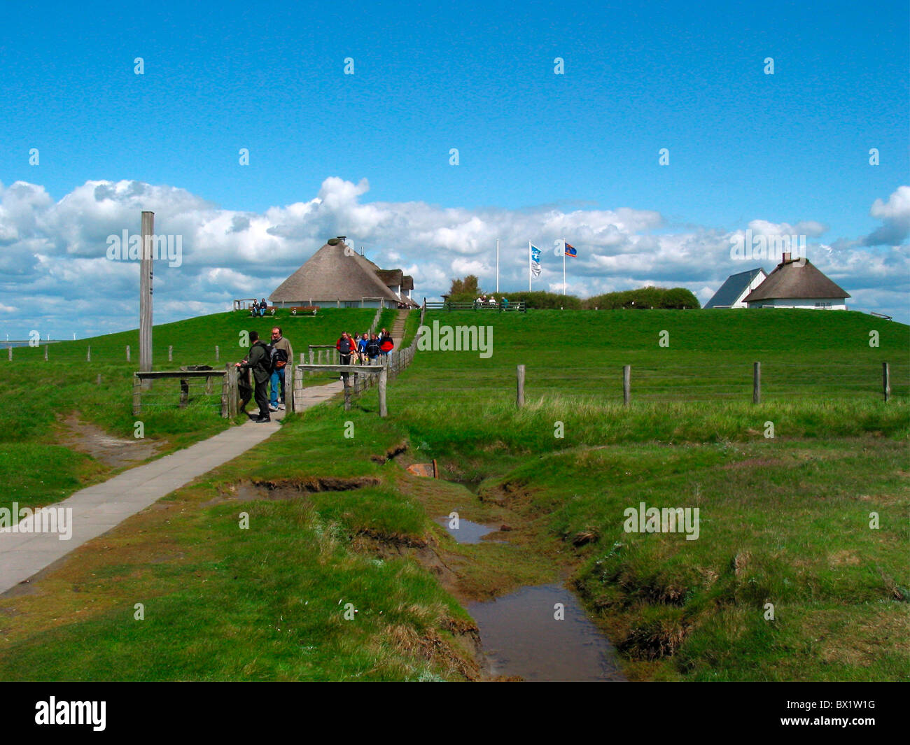 coast Germany Europe Hallig Halligen homes houses island islands isle ...