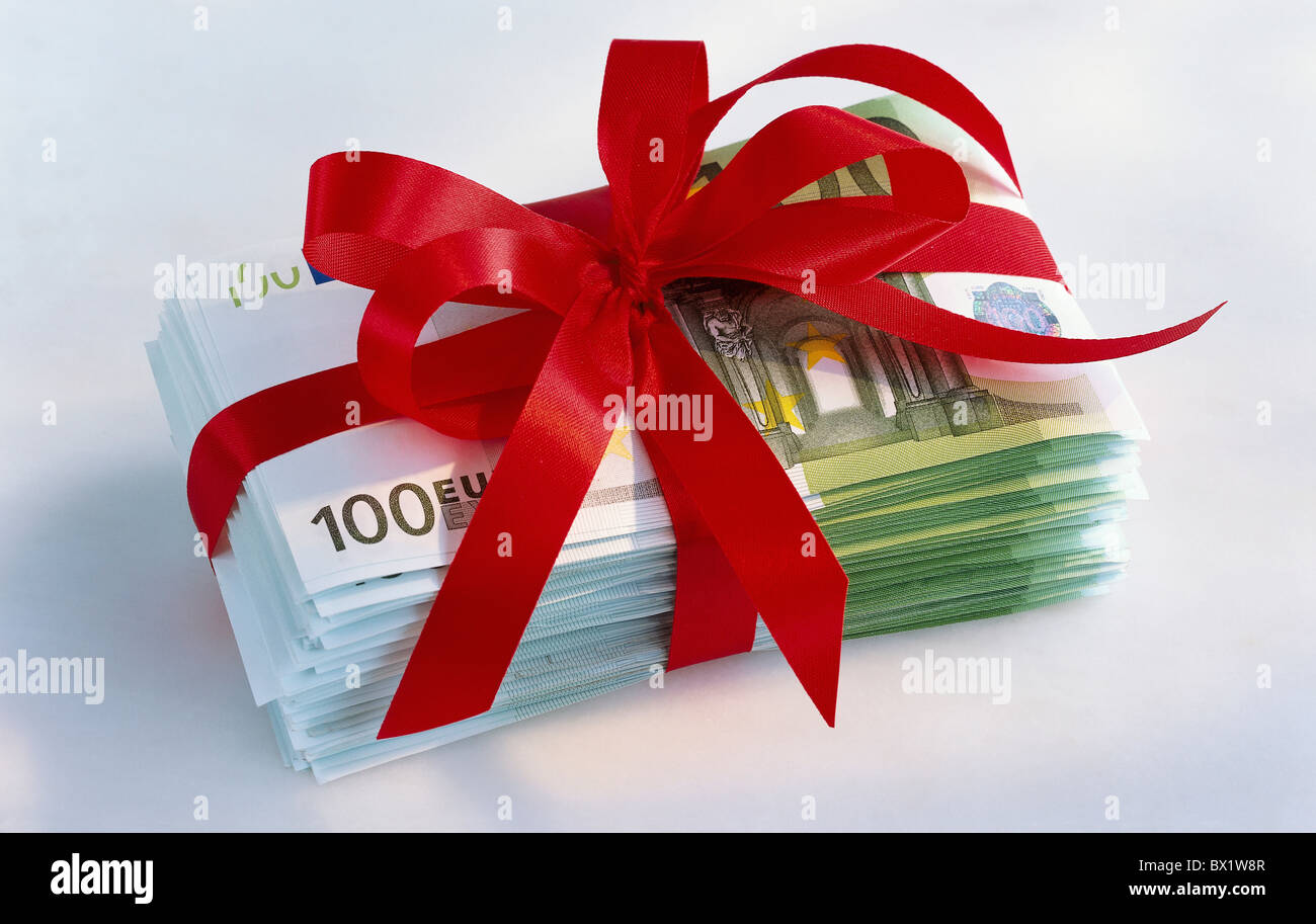 100 Bank Banknote Banknotes Bill Bills Bow Bows Cash Concept Conceptual ...